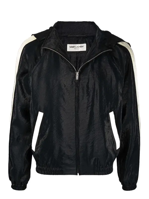 Saint Laurent Lightweight Zip-up Jacket - Black