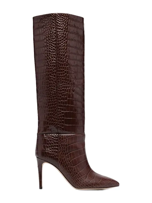 Paris Texas Stiletto 85 Boots - Brown
