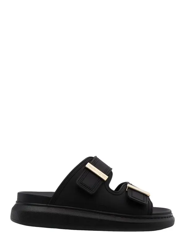 Alexander McQueen Hybrid Flatform Sandals - Black