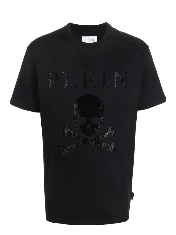 Philipp Plein Crystal-embellished T-shirt - Black