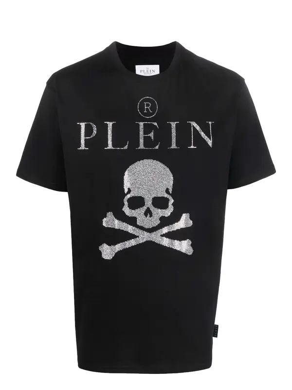 Philipp Plein Crystal-embellished T-shirt - Black