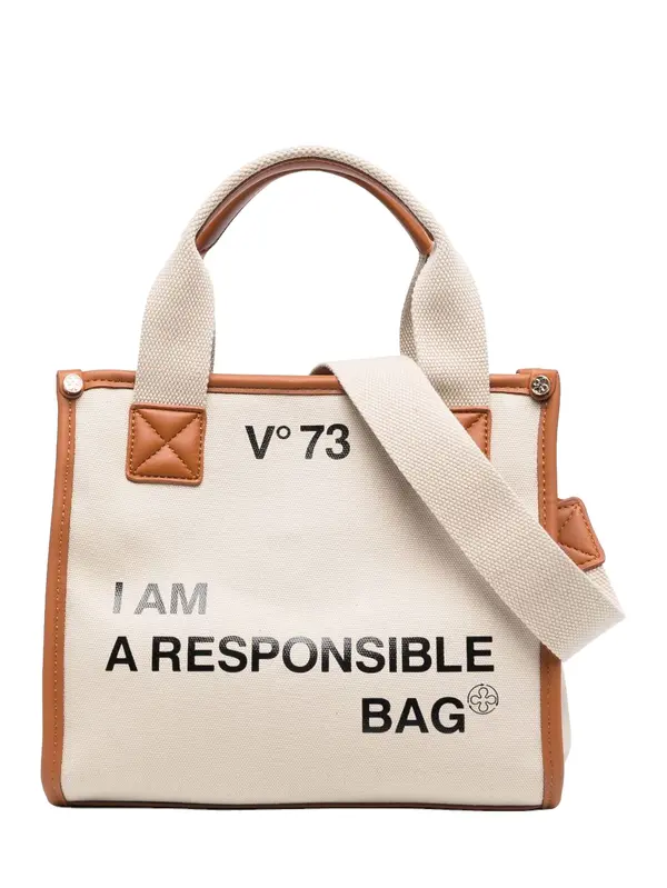 V°73 Responsability Tote Bag - Neutrals