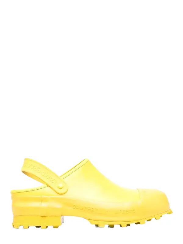 Camper Traktori Leather Clogs - Yellow