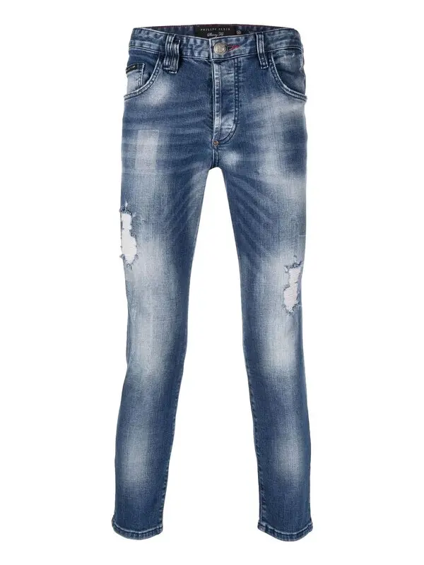 Philipp Plein Straight-cut Jeans - Blue