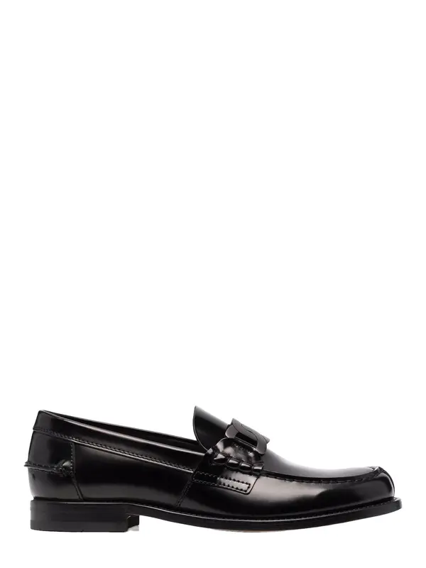 TOD'S Chain-link Loafers - Black