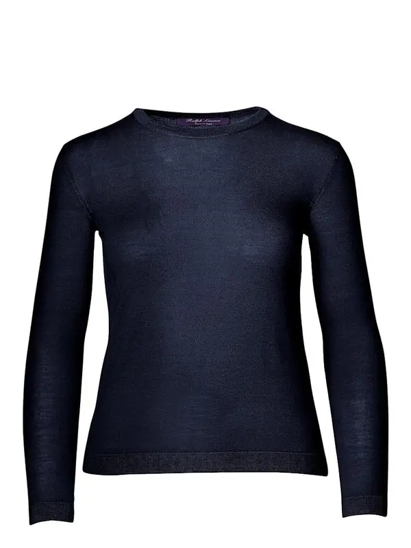 Ralph Lauren Cashmere Crewneck Sweater - Blue