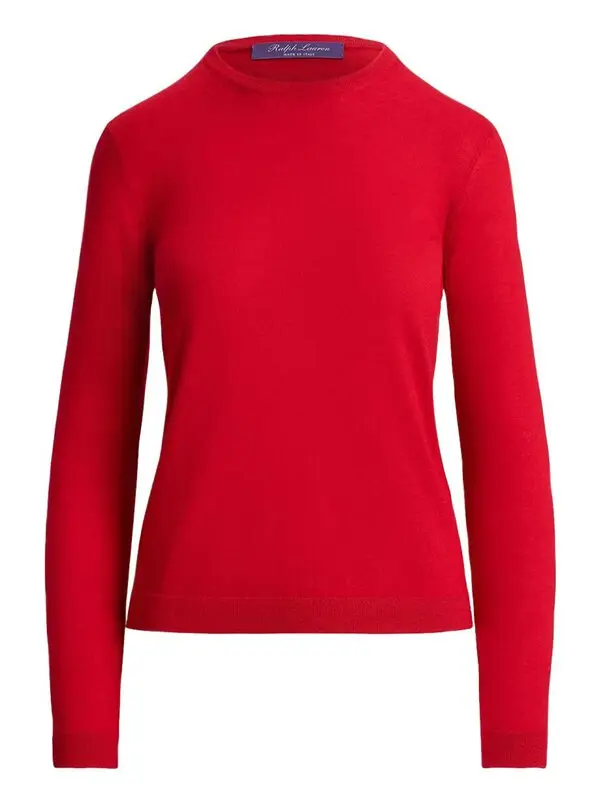 Ralph Lauren Cashmere Crewneck Sweater - Red