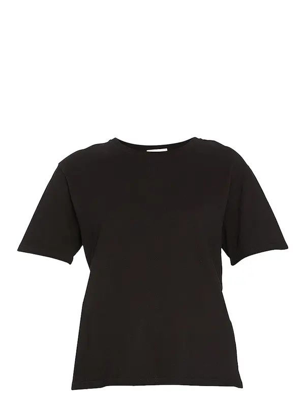 Khaite Mae Short Sleeve T-shirt - Black