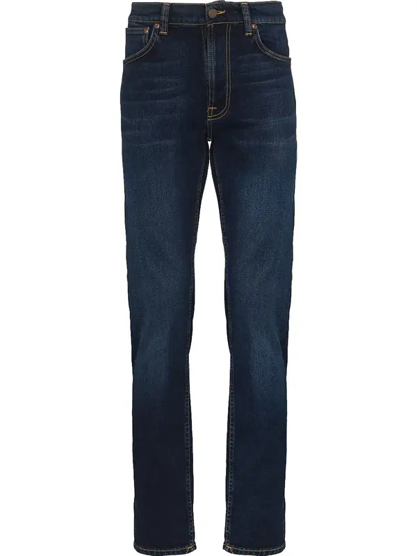 Nudie Jeans Lean Dean Slim-fit Jeans - Blue