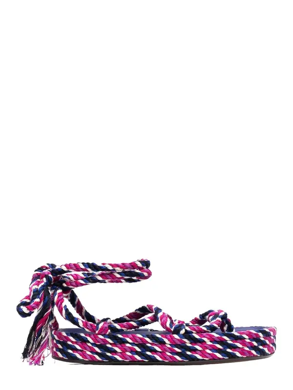 Isabel Marant Erol Rope Sandals - Pink