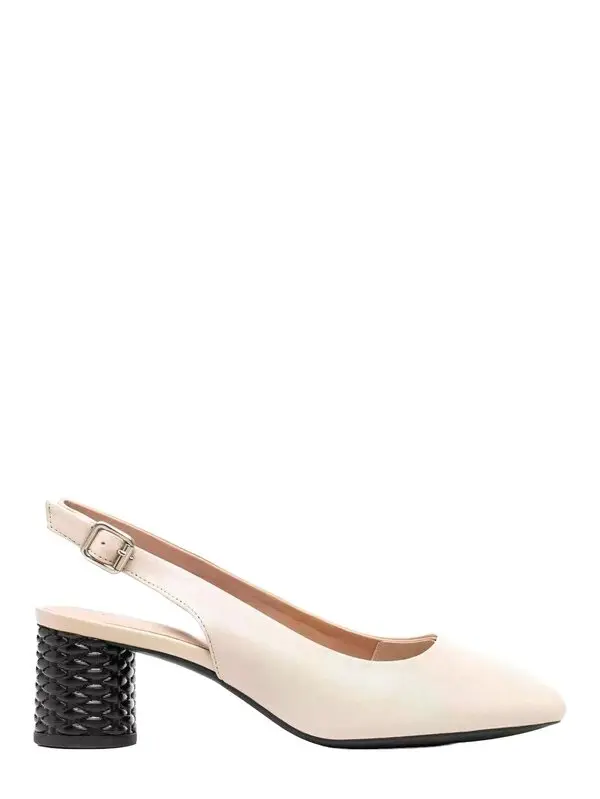 Geox Block-heel Slingback Pumps - Neutrals