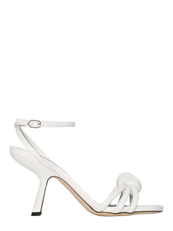 NICHOLAS KIRKWOOD Lexi Knot 105mm Sandals - White