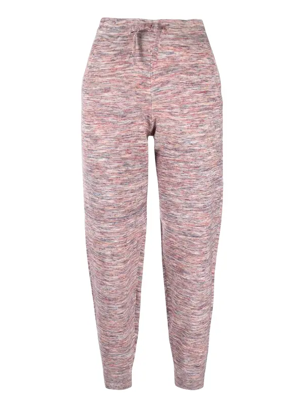 MARANT ETOILE Space Dye-print Track Pants - Pink