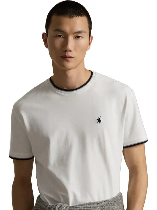 Ralph Lauren Classic Fit Stretch Mesh T-shirt - White