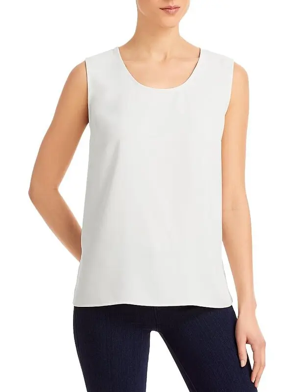 Caroline Rose Basic Tank Top - Ivory