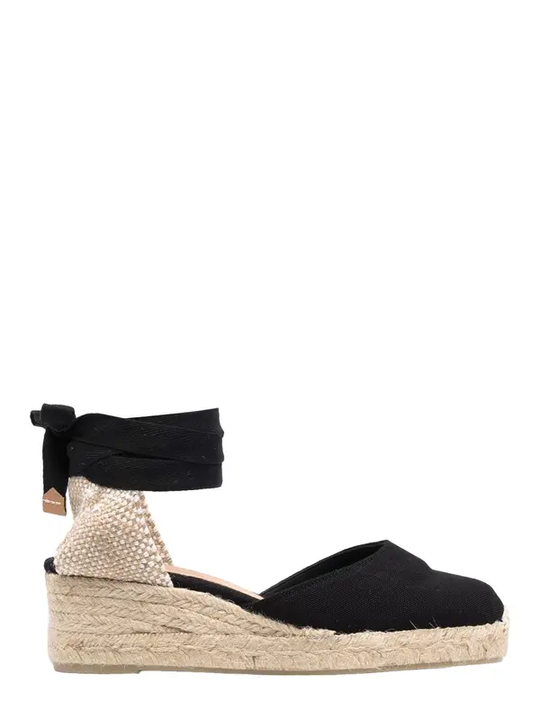CastaÑer 50mm Carina Espadrilles - Black