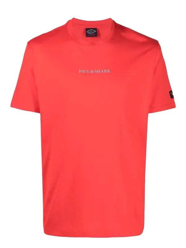 Paul & Shark Crew-neck T-shirt - Red