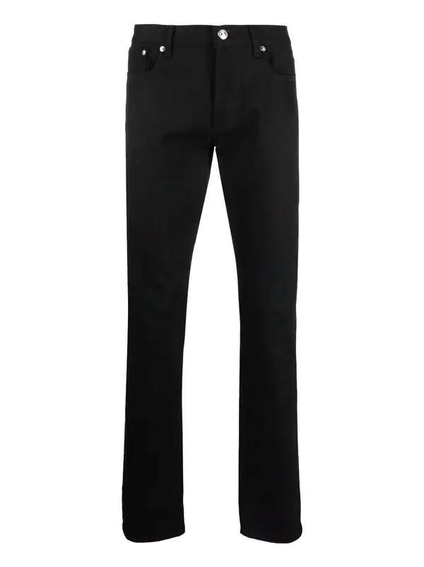 A.p.c. Mid-rise Slim-fit Jeans - Black