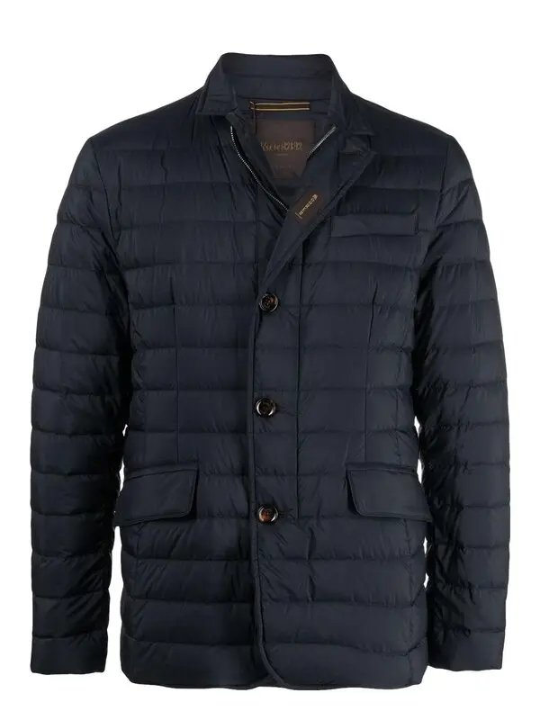 MOORER Zavyer Quilted Jacket - Blue
