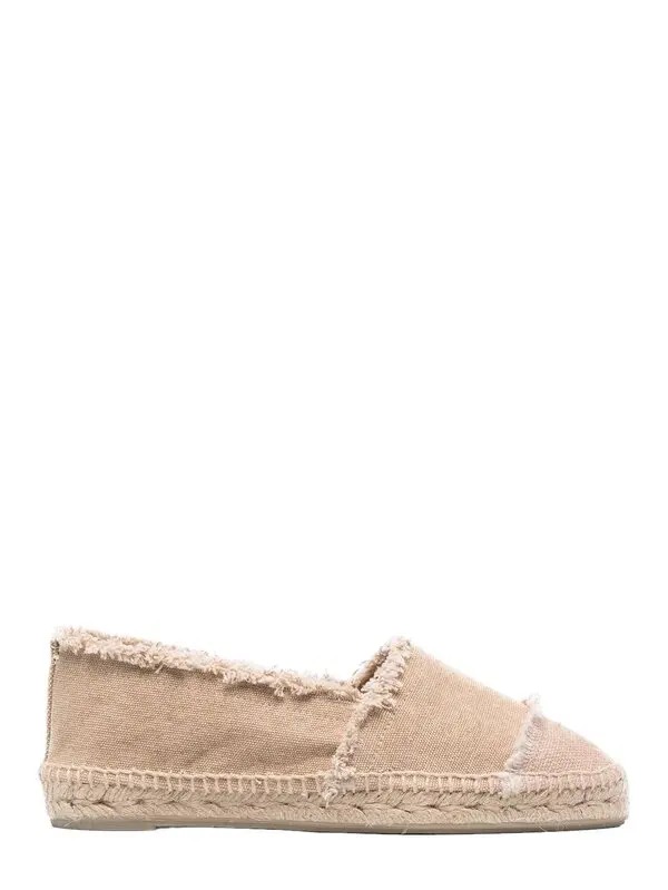 CastaÑer Frayed-detail Slip-on Espadrilles - Neutrals