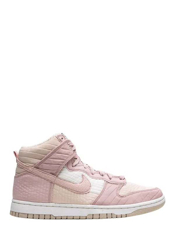 Nike Dunk High Next Nature Toasty Oxford Sneakers - Pink