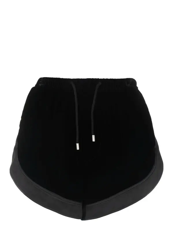 Saint Laurent Drawstring-fastening Mini Shorts - Black