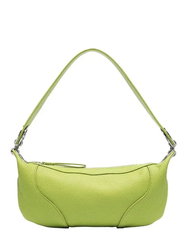 By Far Amira Panelled Shoulder Bag - Green