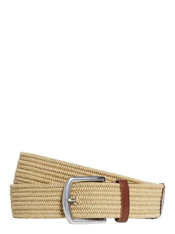 Polo Ralph Lauren 35mm Braid Stretch Belt - Brown