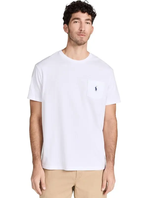 Polo Ralph Lauren Classic Fit Pocket Tee - White