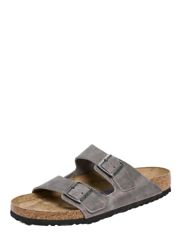 BIRKENSTOCK Arizona Soft Footbed Sandals - Iron
