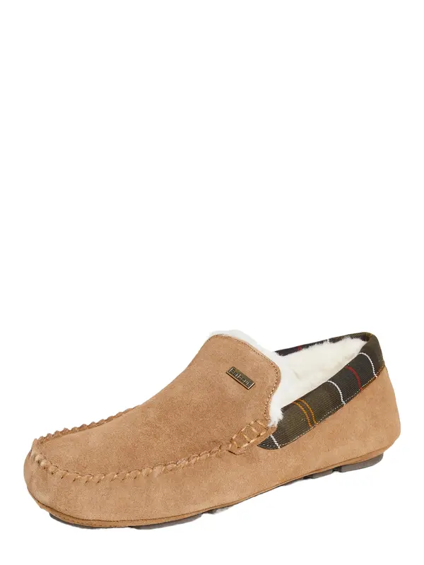 Barbour Monty Slippers - Camel