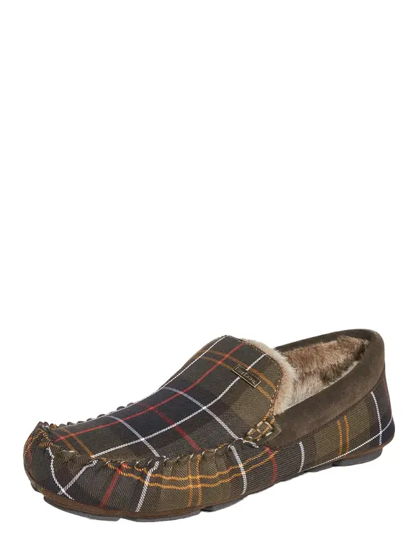 Barbour Monty Slippers - Classic Tartan