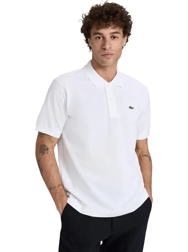 Lacoste Original Cotton Pique Polo - White
