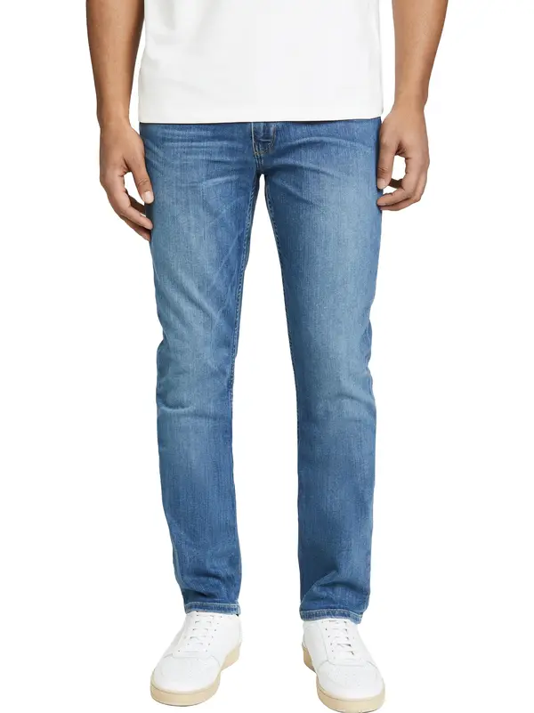 Paige Federal Transcend Slim Straight Jeans - Cartwright