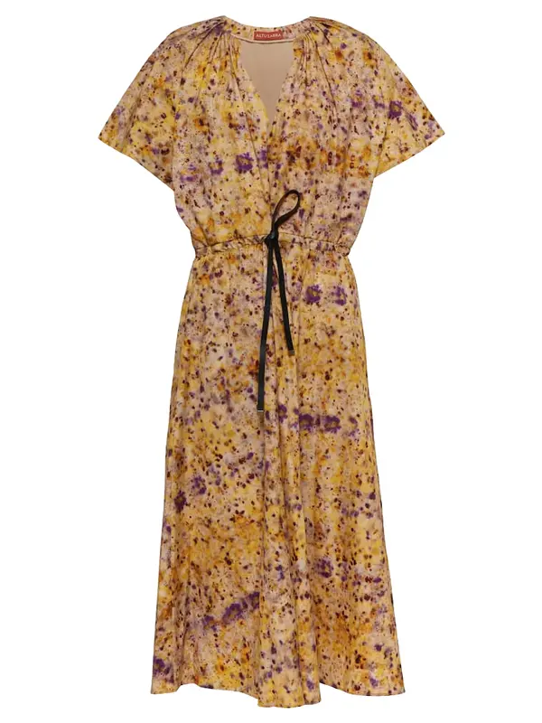 Altuzarra Romy Floral Cotton Midi Dress - Multicoloured