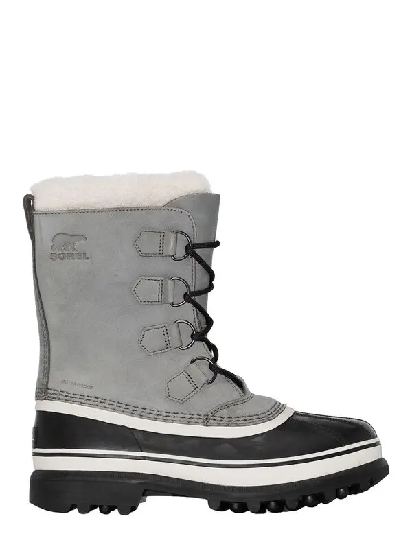 Sorel Caribou Leather Boots - Grey