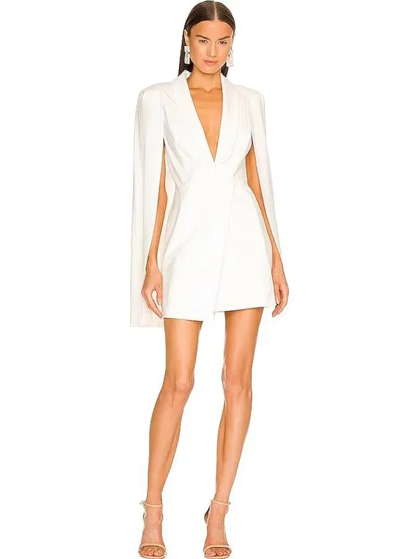 Katie May Boss Lady Mini Blazer Dress - Ivory