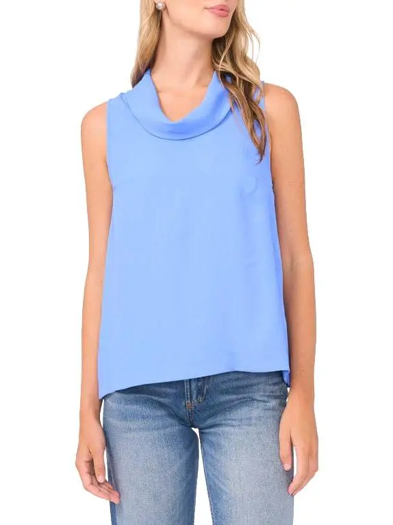 Vince Camuto Cowl Neck Sleeveless Blouse - Ultramarine