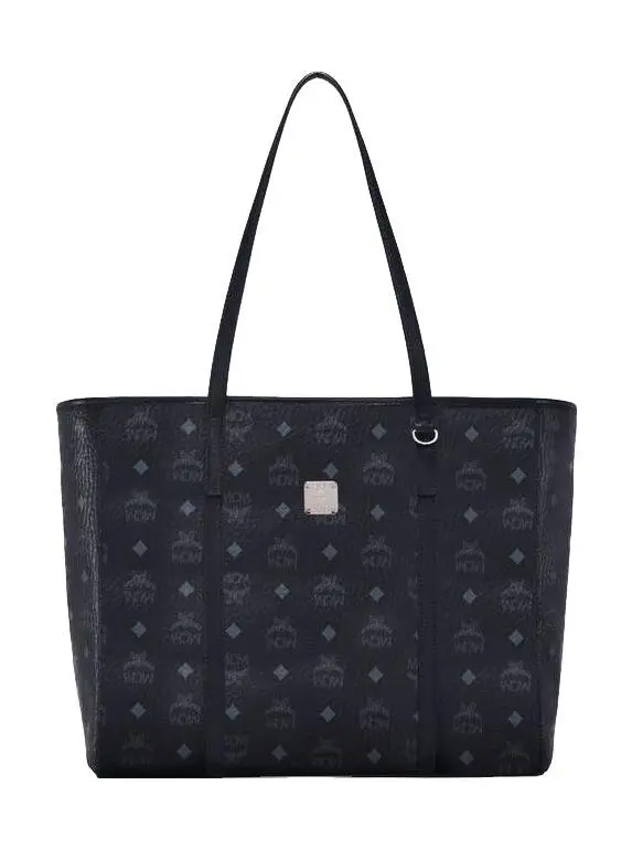 Mcm Toni Visetos East/west Shopper - Black