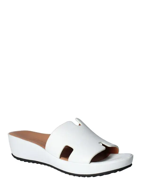 L'AMOUR DES PIEDS Catiana Platform Sandal - White