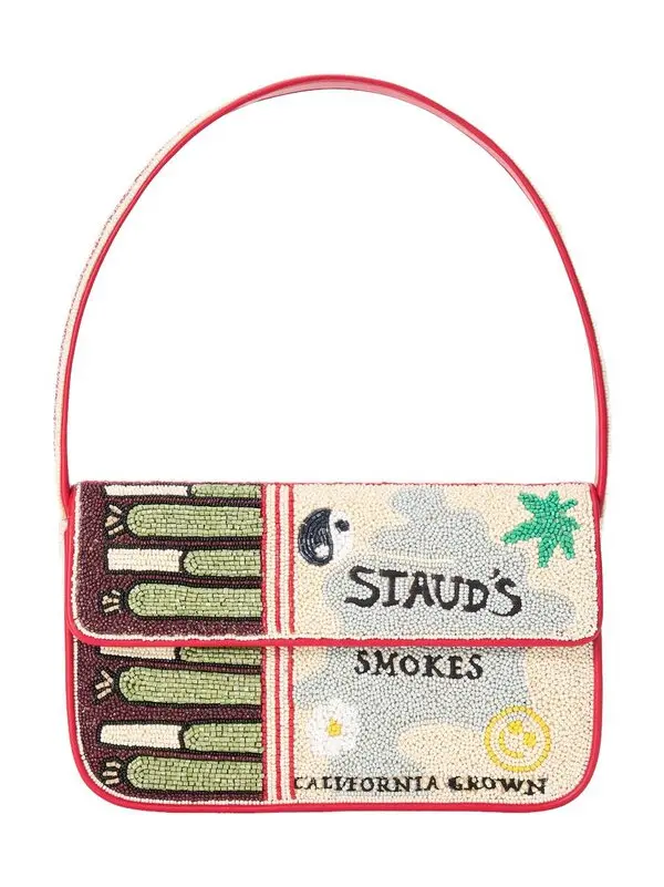 Staud Tommy Beaded Shoulder Bag - California Grown