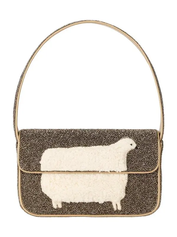 Staud Tommy Beaded Shoulder Bag - Dolly