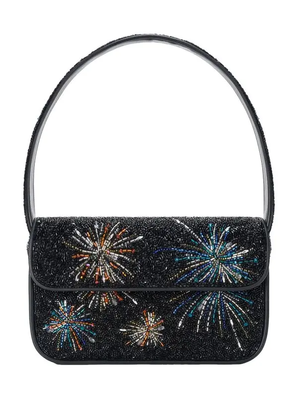 Staud Tommy Beaded Shoulder Bag - Firework