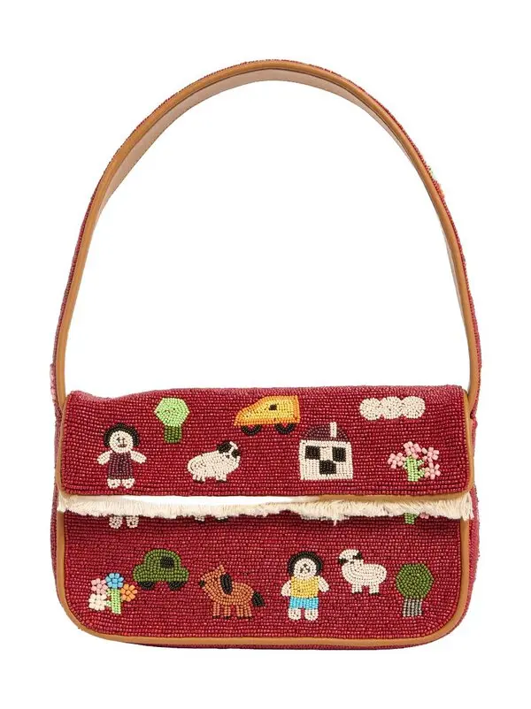 Staud Tommy Beaded Shoulder Bag - Folk Town