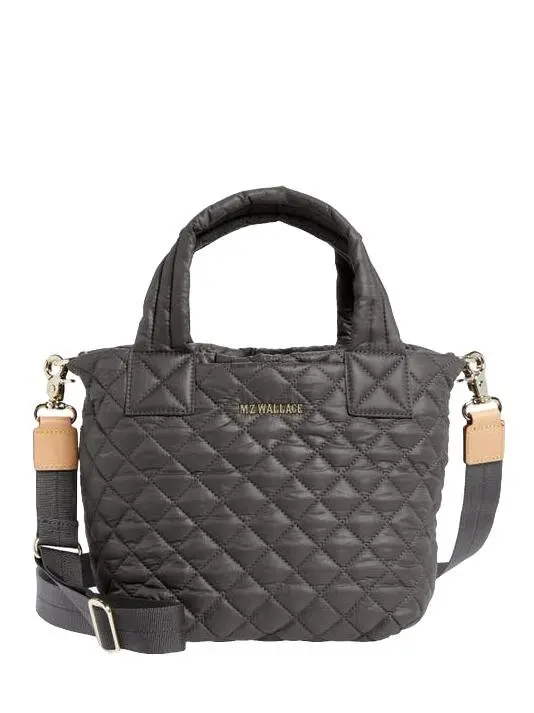 Mz Wallace Mini Metro Deluxe Tote - Medium Gray