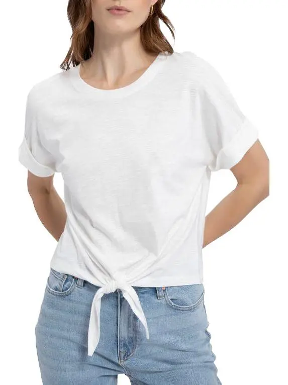 Sanctuary Tie Detailed T-shirt - White
