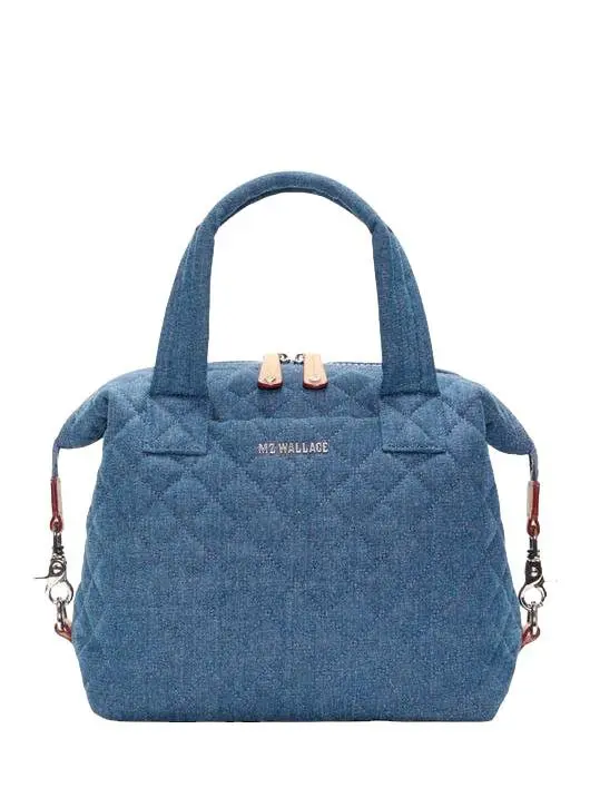 Mz Wallace Small Sutton Deluxe Tote - True Denim