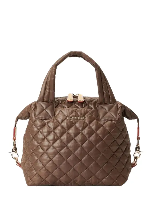 Mz Wallace Small Sutton Deluxe Tote - Walnut