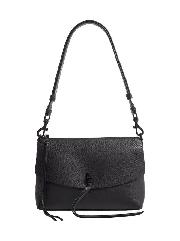 Rebecca Minkoff Darren Leather Shoulder Bag - Black