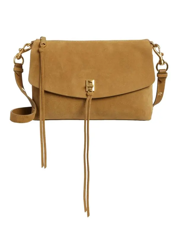 Rebecca Minkoff Darren Leather Shoulder Bag - Honey